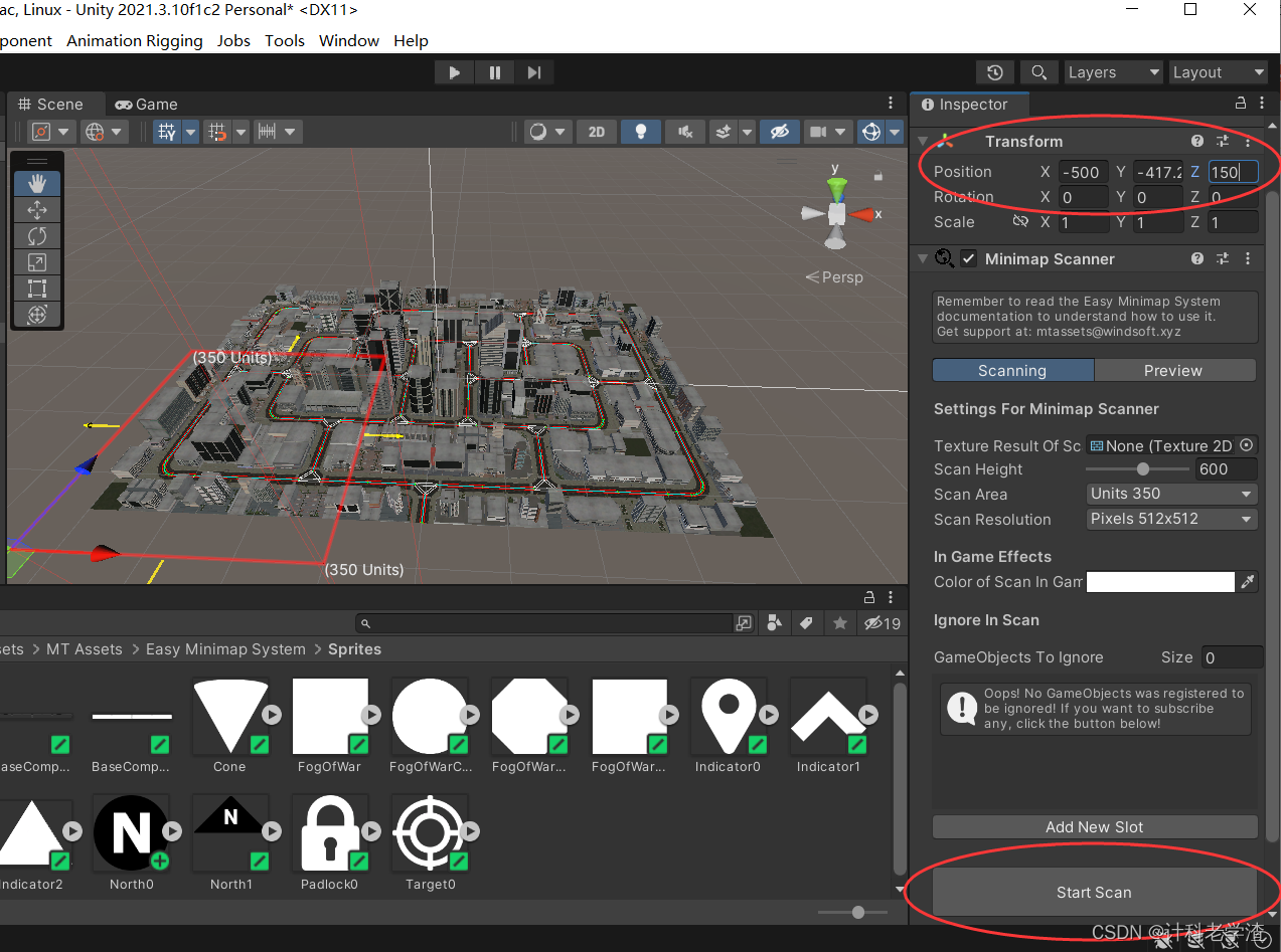 Unity3D 用minimap系列组件做一个小地图（超简单）_unity3d小地图制作-CSDN博客