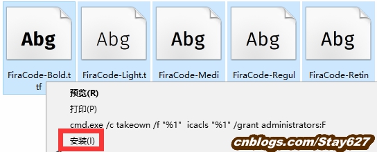 VisualStudio编程好用舒适的字体Fira Code如=＞连字_visual studio 2022连字功能-CSDN博客
