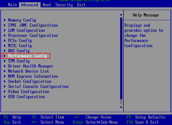 华为服务器设置bios中cpu为性能模式_bios里的performance选项-CSDN博客
