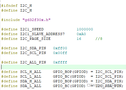 基于GD32F305的模拟IIC调试_gd32f405 i2c-CSDN博客
