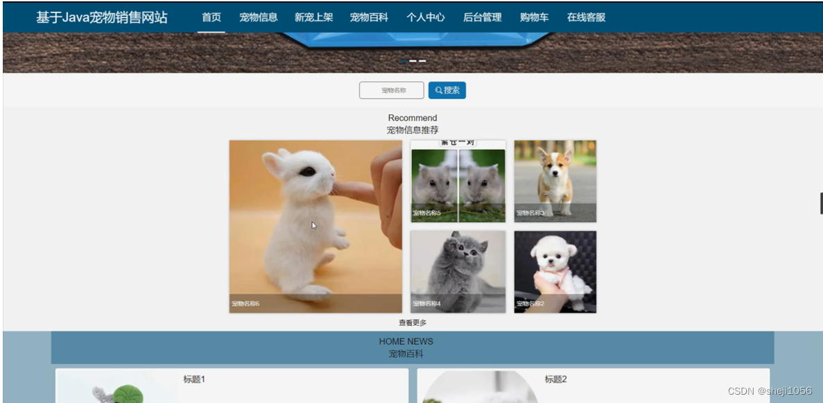 附源码 Nodejs计算机毕业设计基于java宠物销售网站express程序lw开发该基于express的流浪狗之家服务平台系统。在开发该系统时并选用了个人已 Csdn博客