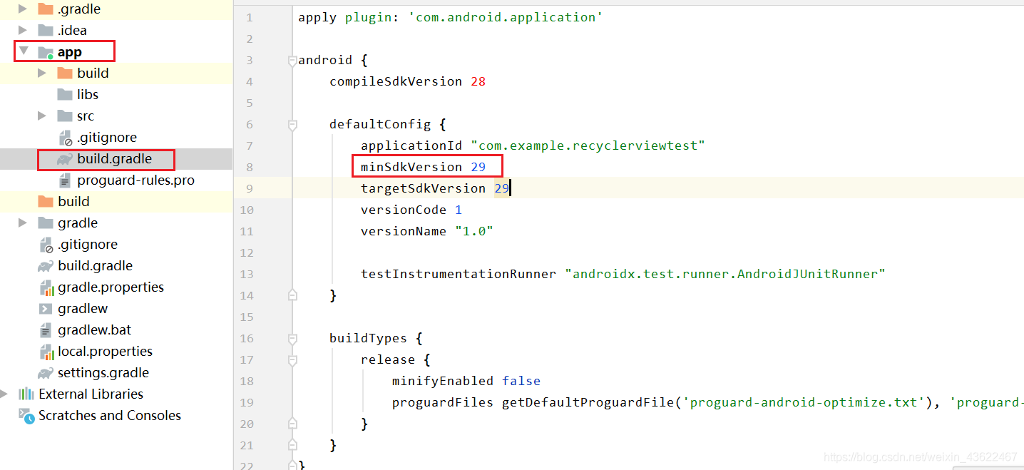 解决安卓minSdkVersion is newer than the device API level_the application's minsdkversion is newer ...