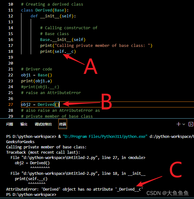 PythonOOPs概念详解：init、classmethod与继承-CSDN博客