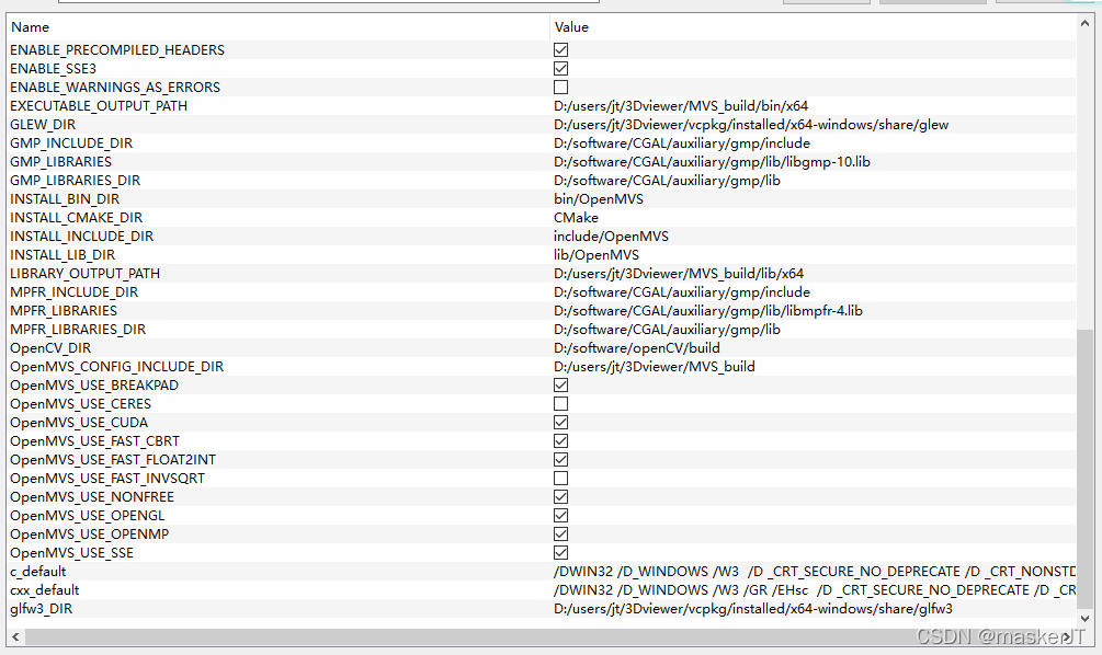 windows+openMVS+cmake-GUI编译过程_openmvs编译-CSDN博客