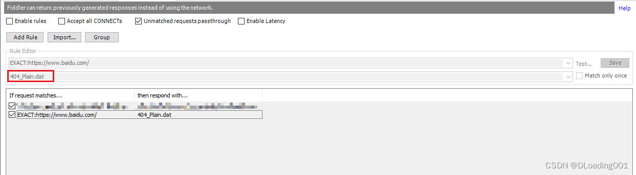 Fiddler中AutoResponder的简单使用_fiddler autoresponder-CSDN博客