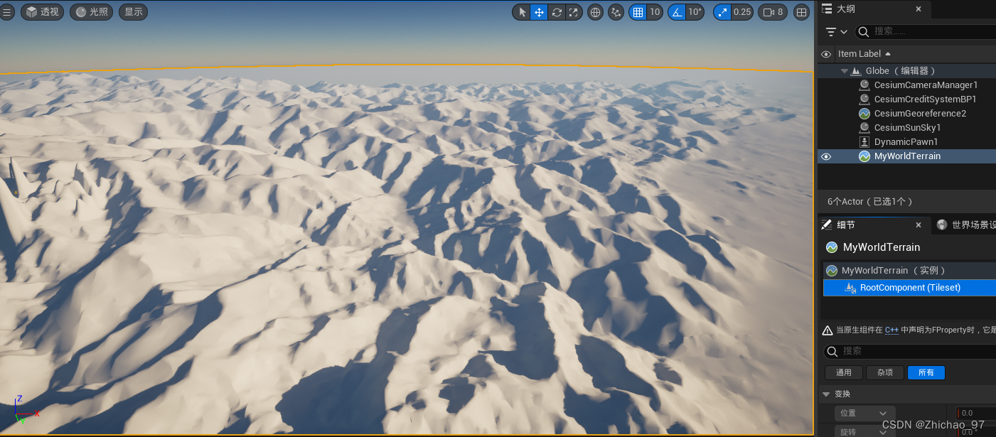 【UE5 Cesium】15-Cesium for Unreal 加载本地影像和地形-CSDN博客