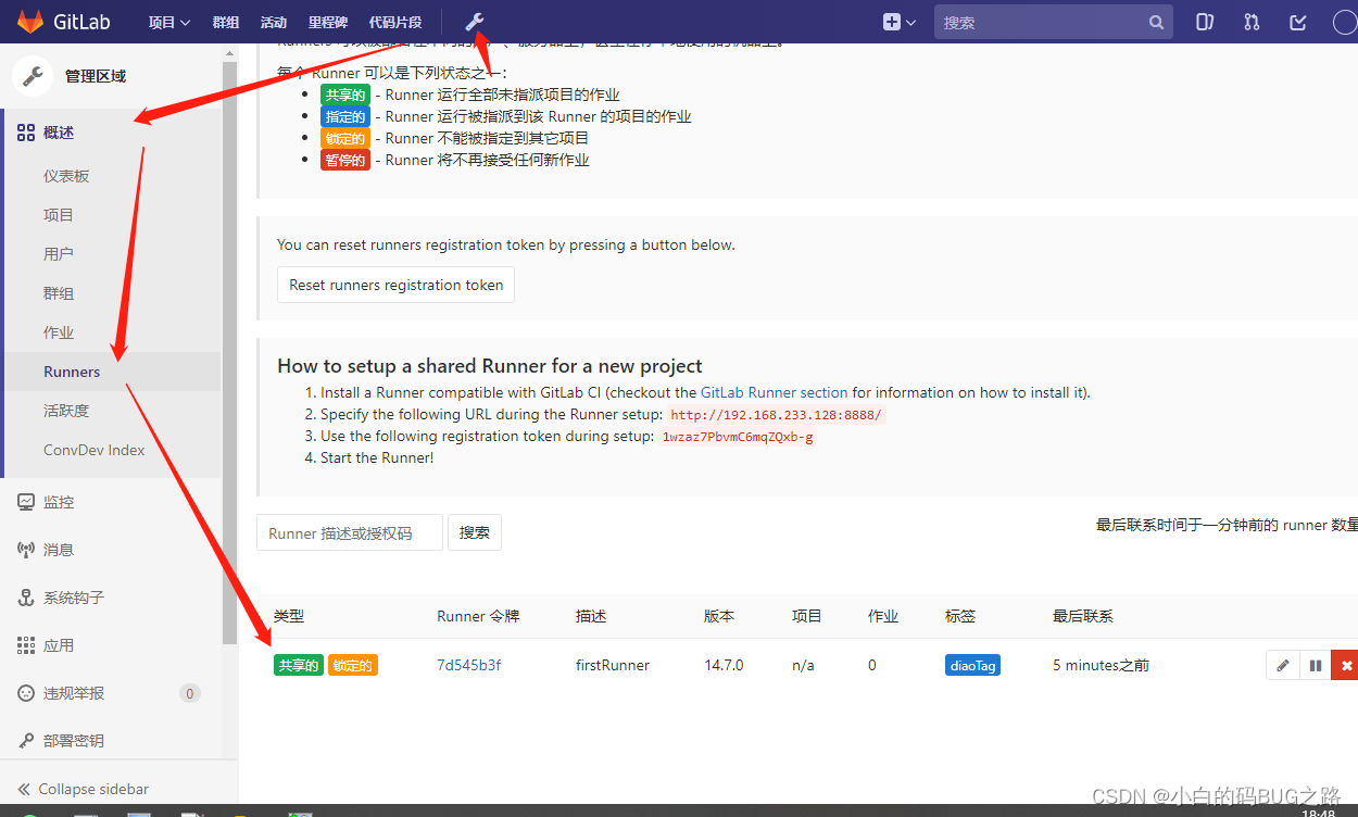 GitLab -- 安装和配置Runner_gitlab-runner install -u-CSDN博客