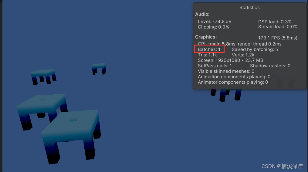 Unity中batching优化的gpu实例化(1)unity中启用网格gpu实例化 Csdn博客