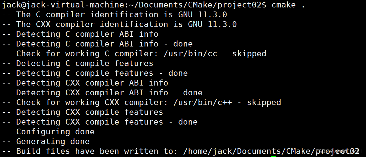CMake编译工程实战代码演示教程（Linux/c/c++）_linux c++ cmakelist-CSDN博客