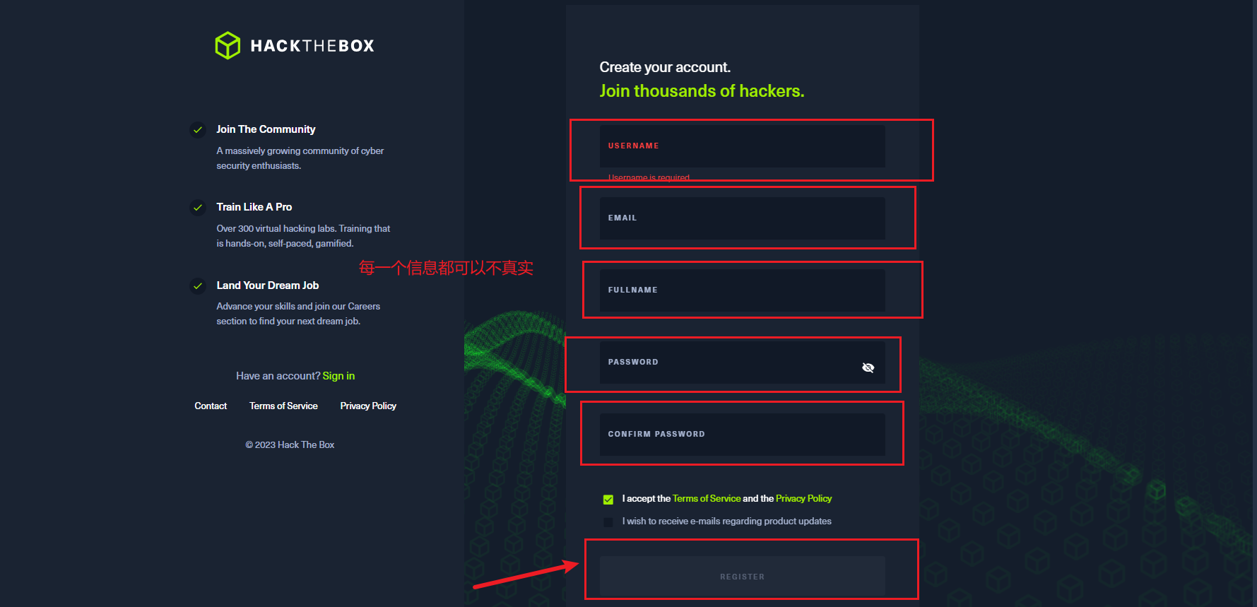 手把手教会你--Hack The Box的账号注册(HTB Labs部分)_注册hackthebox点击register后无反应-CSDN博客