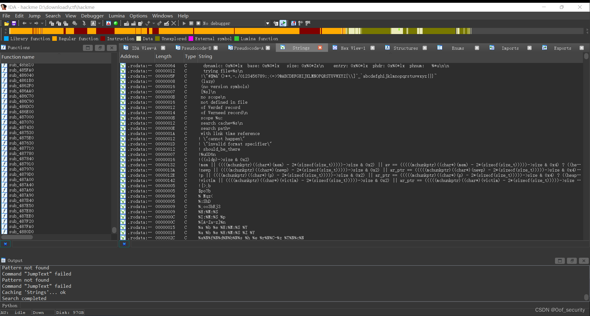 [XCTF] 逆向 hackme-CSDN博客