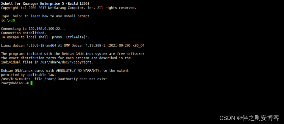 debian开启root登录_debian root登录-CSDN博客
