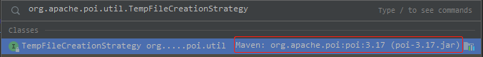 使用EasyExcel报错NoClassDefFoundError: org/apache/poi/util ...