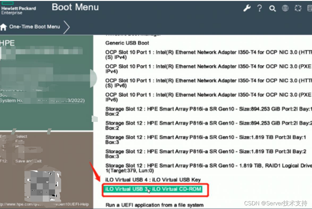 HPE Gen10 服务器通过 iLO 挂载引导安装 Windows 2016 系统的安装方法_hp服务器通过ilo安装系统-CSDN博客