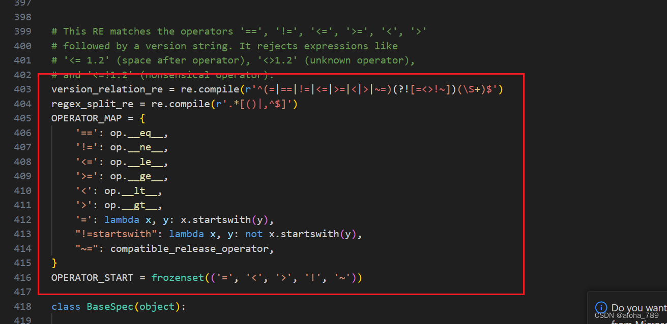 InvalidVersionSpecError: Invalid version spec: =2.7-CSDN博客