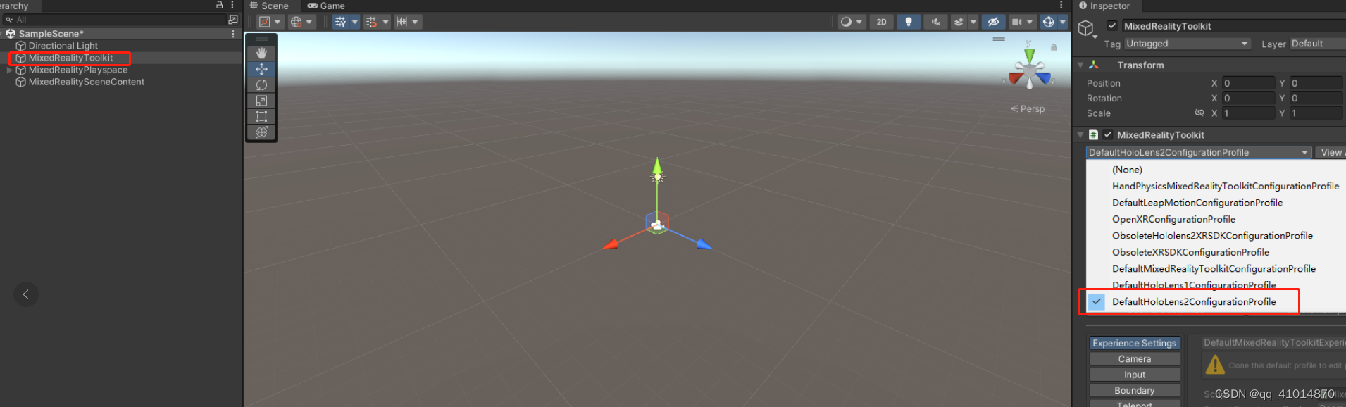 Unity2021与MRTK2.8搭建hololens2环境_hololens2如何打开开发者模式-CSDN博客