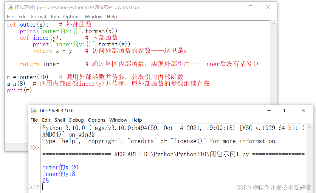 Python嵌套函数（Nested function）和闭包（closure）_python 嵌套函数-CSDN博客