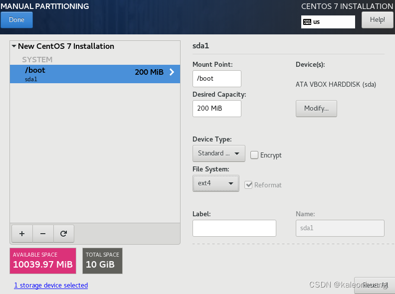VirtualBox安装CentOS-CSDN博客