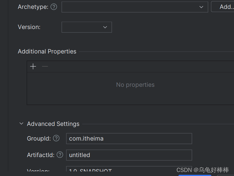 2023.3idea创建maven，找不到Advance setting_idea advanced setting没有-CSDN博客