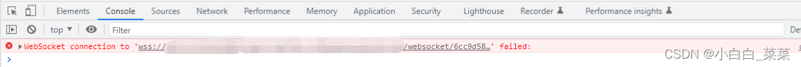 WebSocket connection to ‘ws://域名/cweb/api//websocket/2222‘ failed: Error during WebSocket错误 ...