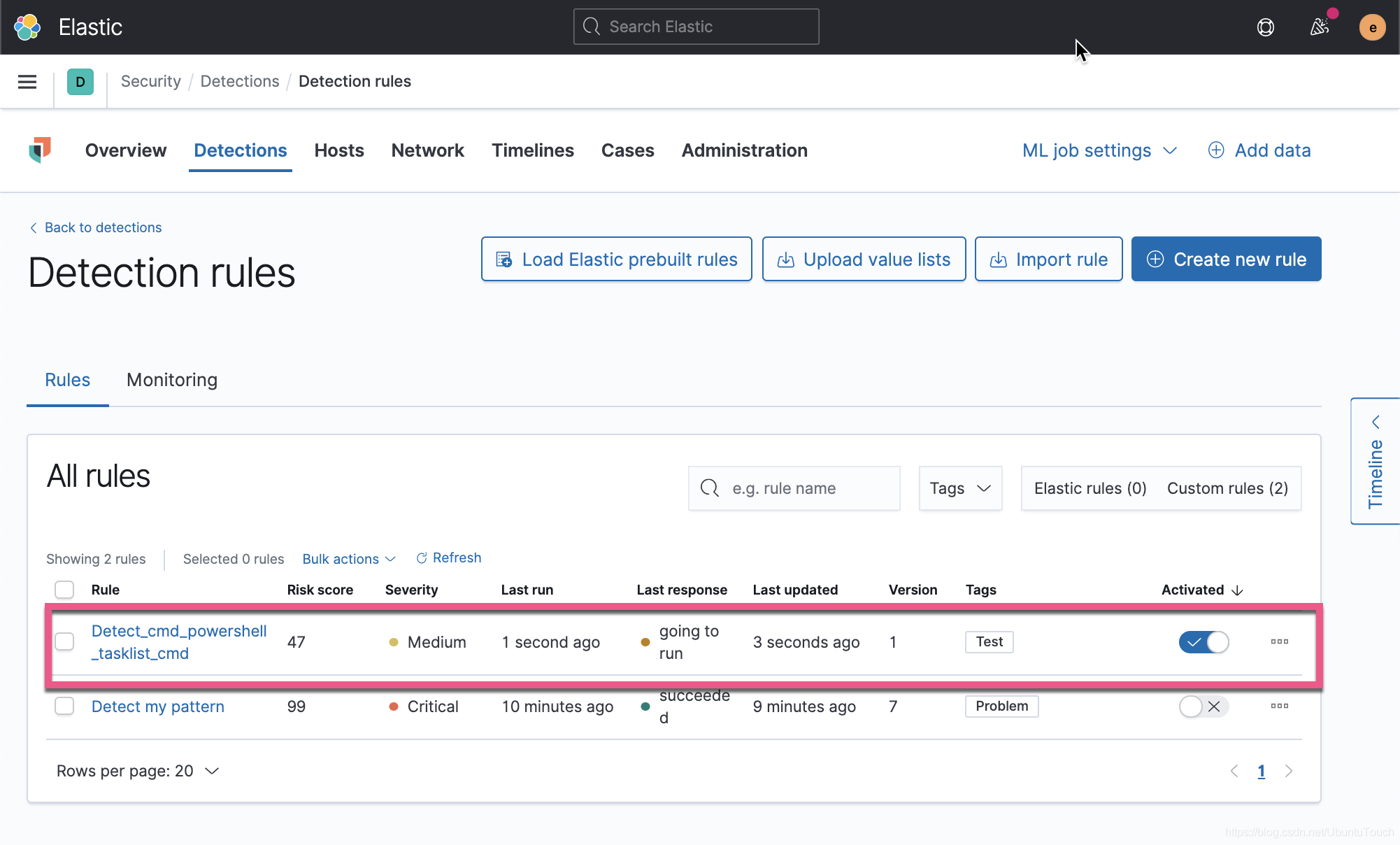 Elasticsearch：为 Elastic Security 定制 Detection rules_elasticsearch rule ...