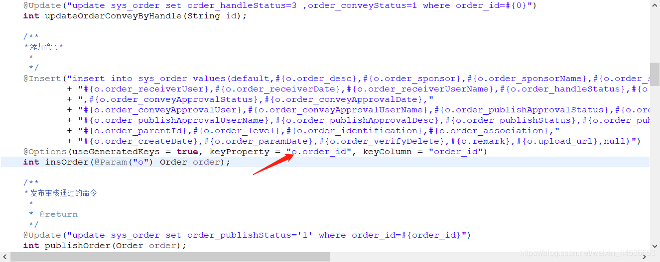 Mybaits之@Options(useGeneratedKeys = true, keyProperty = “xxxx”)作用_ibatis options-CSDN博客