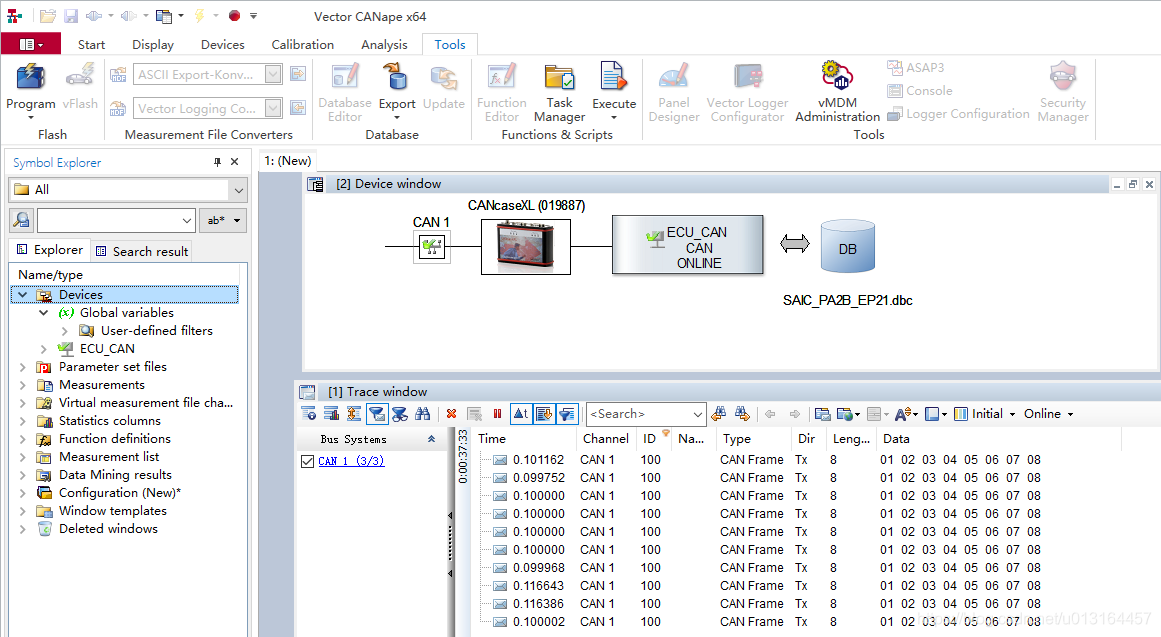 使用CANAPE脚本script周期性发送报文-CSDN博客