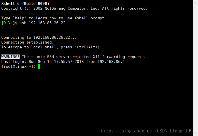 Linux学习之路：第二章配置网络IP，实现远程连接（下-Xshell 6）_xshell6 配置linux网络-CSDN博客
