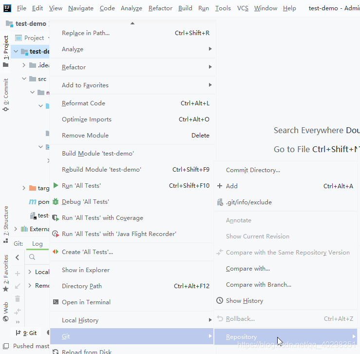 idea创建Maven项目、tomcat使用、配置Git-CSDN博客