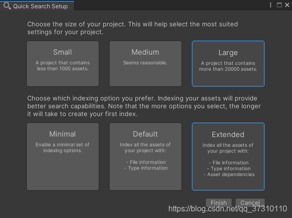 【工具篇】---Unity内部查找目标QuickSearch的使用_unity quick search-CSDN博客