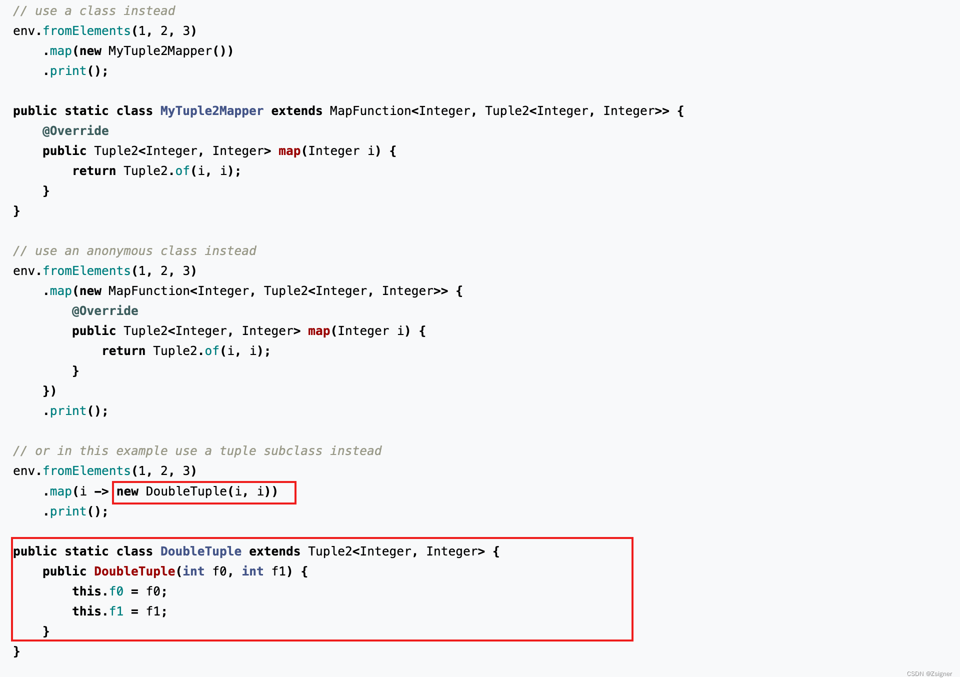 【Flink】在算子中使用Tuple出现的bug_you can give type information hints by using the r-CSDN博客