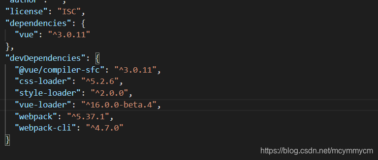 使用webpack搭建Vue3项目的注意点（新手）_vue3 vue-template-compiler-CSDN博客