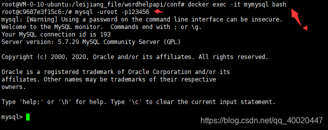 docker容器中出现Access denied for user 'root'@'172.17.0.2' (using password: YES)解决-CSDN博客