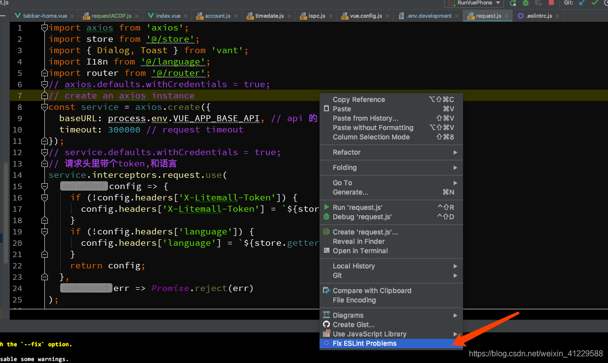 webstorm使用自动修正项目中的eslint代码格式_webstrom fix格式-CSDN博客