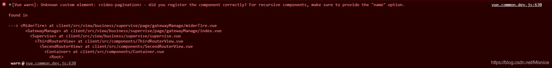 [Vue warn]: Unknown custom element：报错原因及解决方案_go to issues index.js:74268 [vue warn]: unknown cu ...