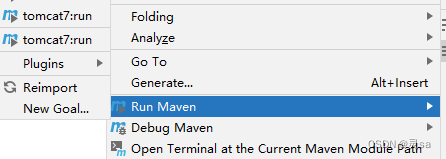 Maven Helper插件右键没有tomcat7:run 的解决方法_右键没有run maven-CSDN博客