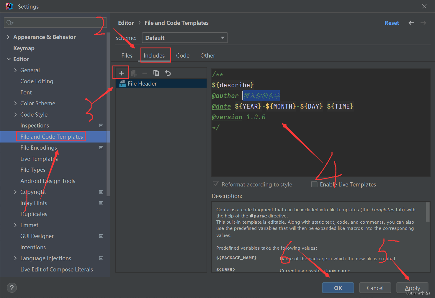 JavaDoc注释模板配置教程-CSDN博客