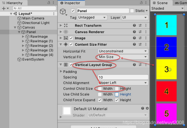 Unity2019学习：常用功能--Unity UI自动布局相关组件_aspect ratio fitter-CSDN博客