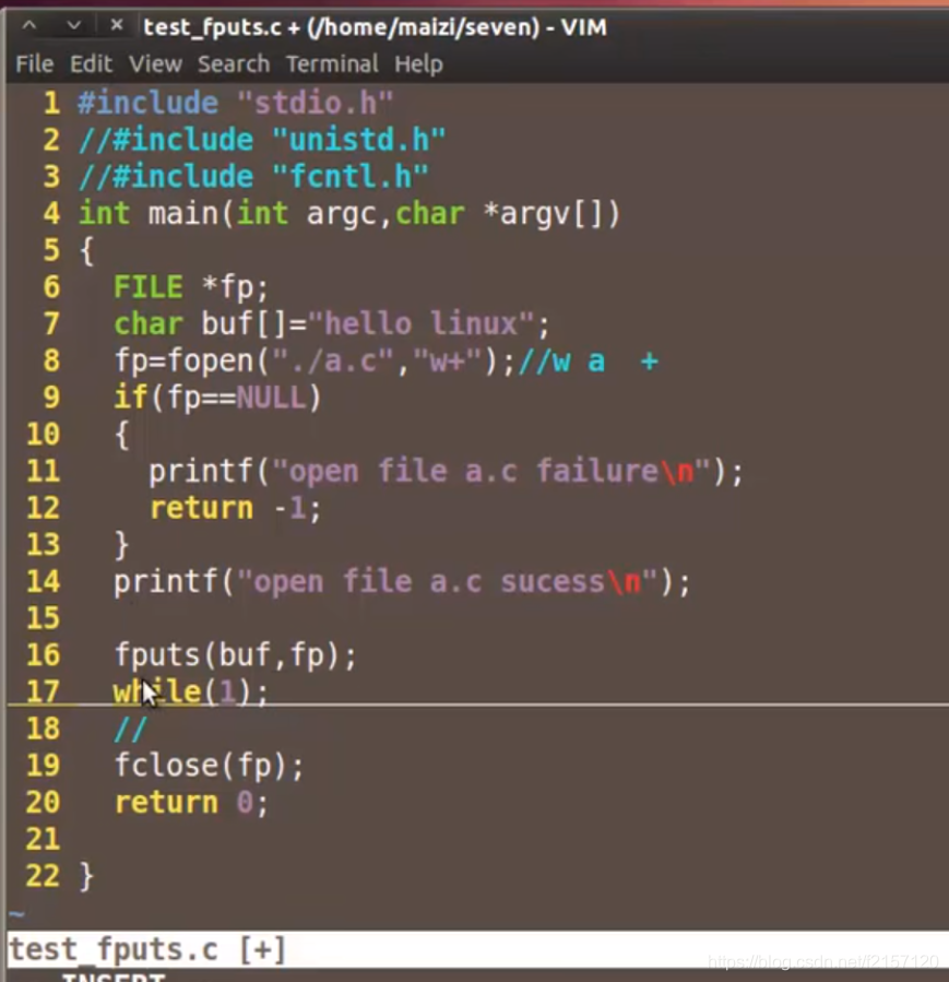 65. 标准IO - fputs/fgets_fputs写入多行-CSDN博客