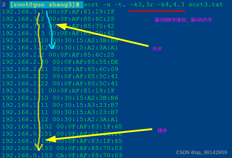 linux centos7 sort命令的学习与训练_centos sort-CSDN博客