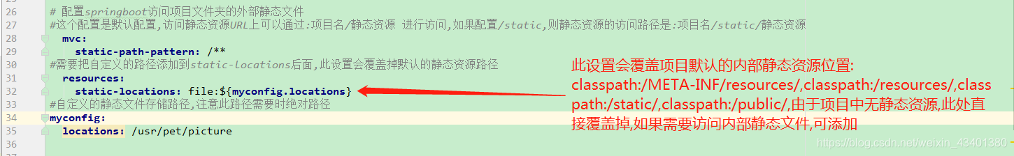 Springboot项目url访问linux上的指定文件夹的静态资源文件以及访问本地任意磁盘文件设置springboot项目 读取当前服务器