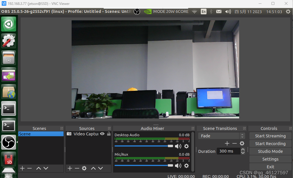Jetson Nano系列主板在Ubuntu18.04系统上实现USB摄像头画面推流直播_nanopi安装obs-CSDN博客