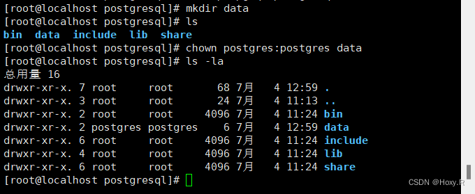 在Centos7上安装PostgreSQL16的详细步骤_centos7安装postgresql16-CSDN博客