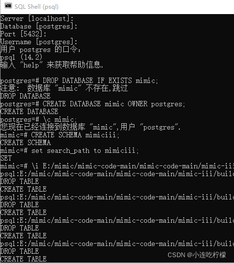 在Windows上安装MIMIC-III_mimic 安装在sureface-CSDN博客