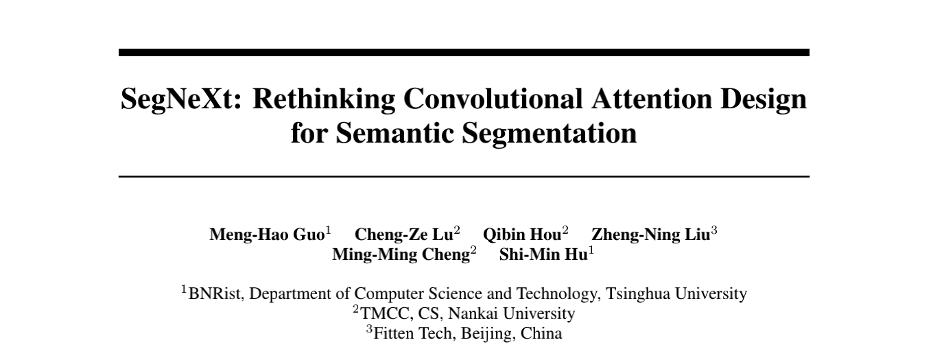 【语义分割】13、SegNeXt | 只要卷积用得好 提升语义分割没烦恼_multi-scale convolutional attention-CSDN博客