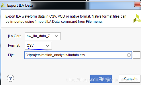 Vivado自带ILA数据导出到MATLAB分析_vivado导出仿真数据给matlab-CSDN博客