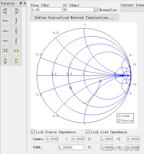 ADS学习：Smith Chart Utility使用说明-CSDN博客