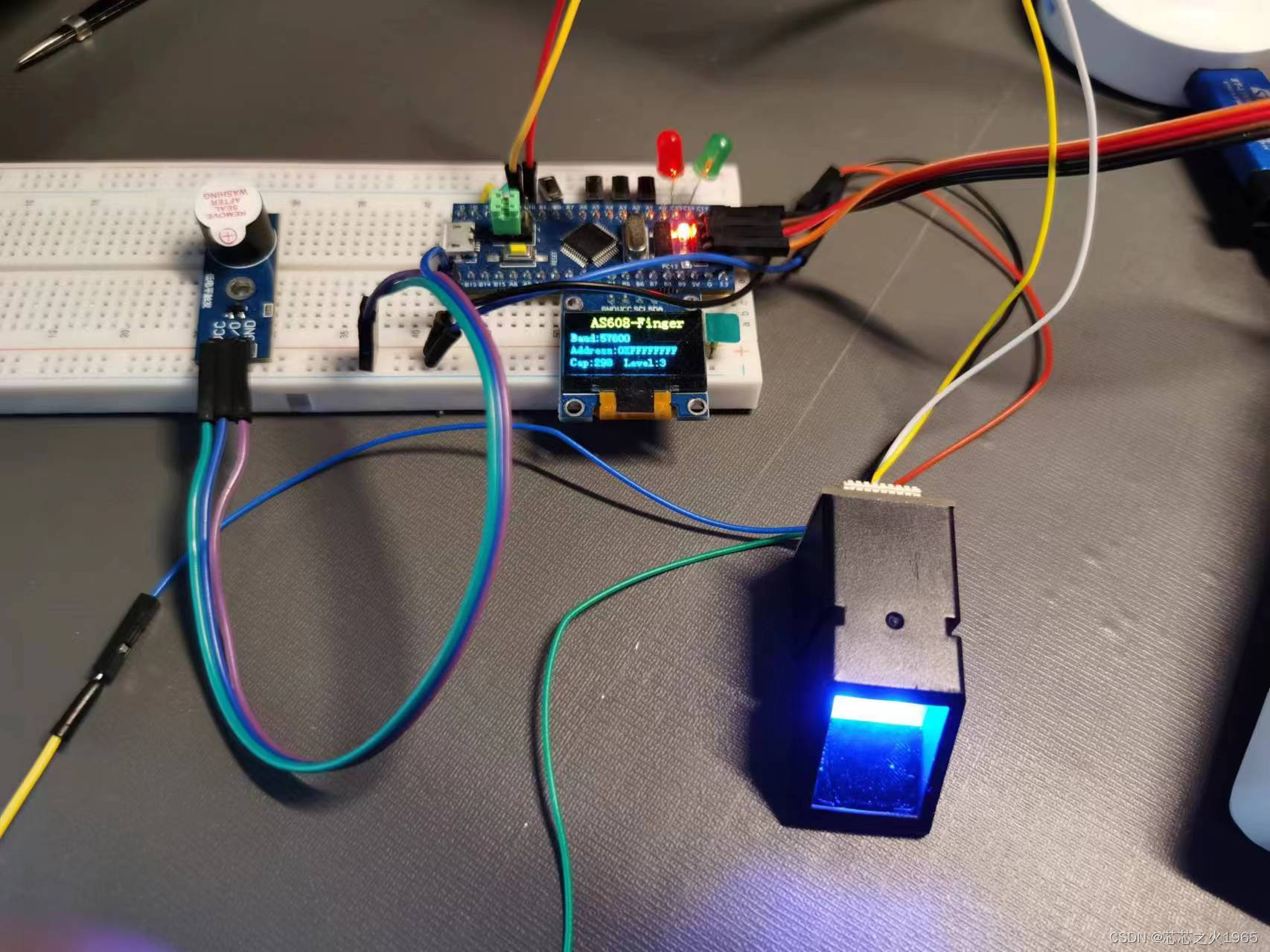 基于stm32f103c8t6的as608指纹识别模块(江科大版,源码可用,支持定制)stm32 As608 Csdn博客