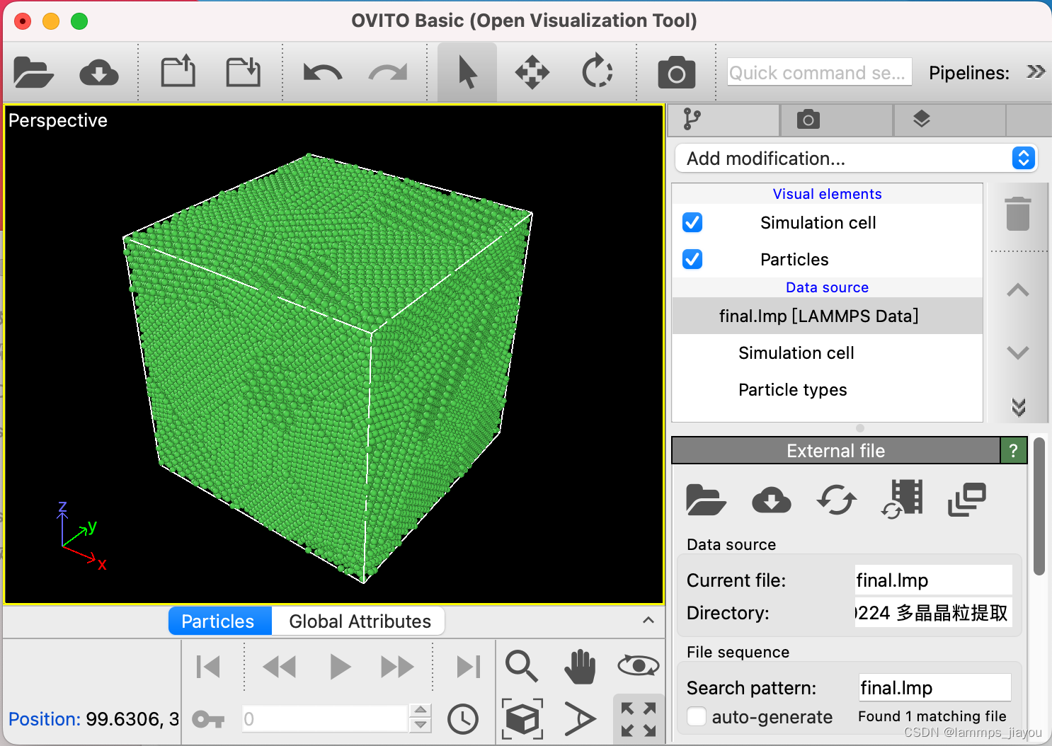 lammps教程：Ovito选择特定晶粒的方法_ovito晶体取向-CSDN博客