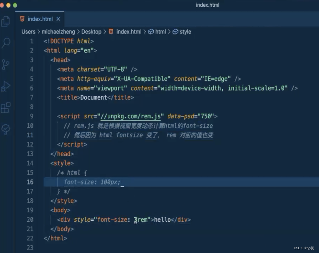 优化移动端布局：调整viewport与使用rem.js-CSDN博客